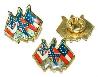 Essential Gear Outfitters :: CONFEDERATE THREE FLAGS PIN