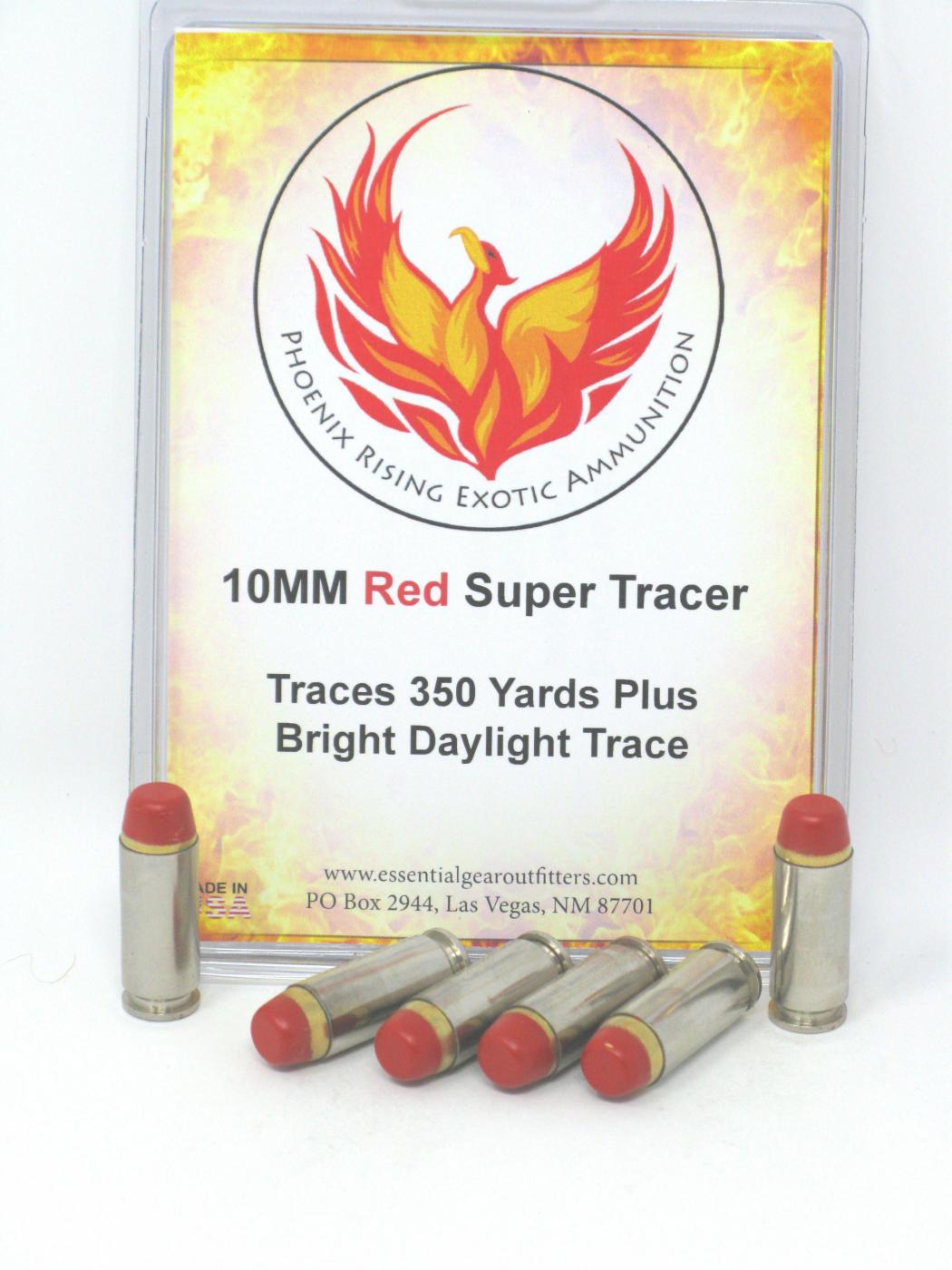 Essential Gear Outfitters :: 10MM Super Tracer Ammunition - Red